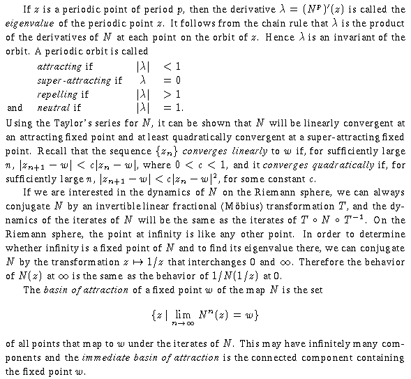 Newton's Iteration Method and its Generalizations - Sect 2