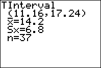 Confidence Intervals for the Mean Using the TI83 or 84 Graphing ...