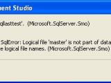 Error Restoring Database Back File In Sql Server 2005