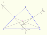 How To Construct The Centroid Of A Triangle With Compass And