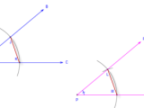How To Copy An Angle With Compass And Straightedge Or Ruler Math Open