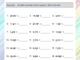 Mixed Rounding Number Worksheets Math Worksheets Mathsdiary