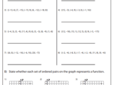 Identifying Functions Worksheets