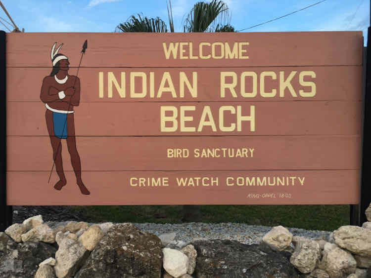 Indian Rocks Beach welcome sign • McCool Travel