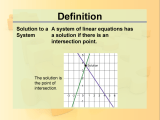 Solution Math Definition