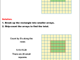 Math Example Numbers Partitioning Rectangles Example 4 Media4math