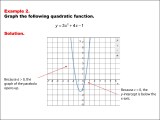Student Tutorial Quadratic Functions Media4math