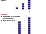 Math Example Number Patterns Modeling Number Patterns Example 2