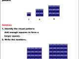 Math Example Number Patterns Modeling Number Patterns Example 3