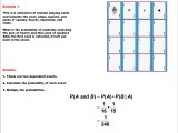 Math Examples Collection Conditional Probability Media4math
