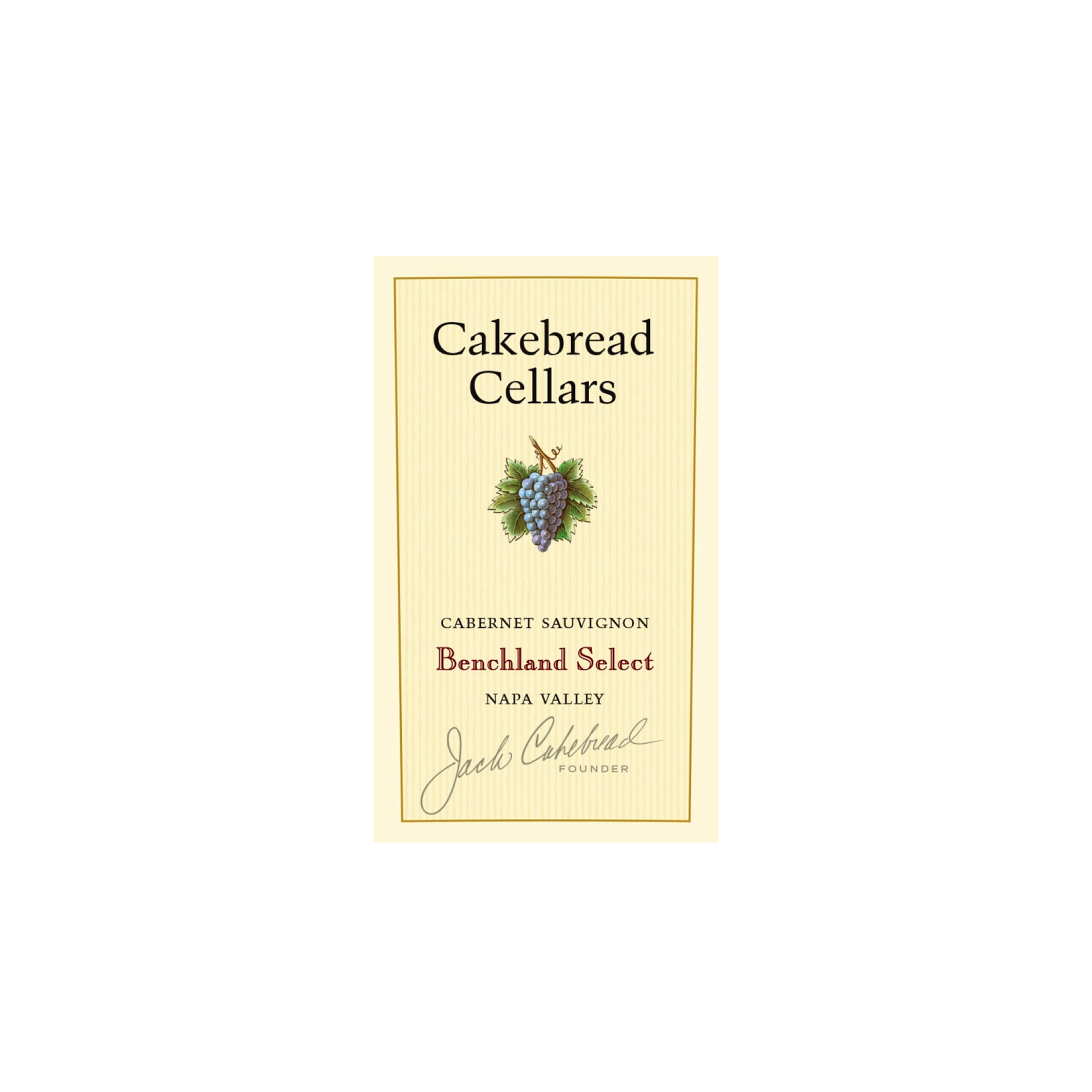 2009 Cakebread Cellars Napa Valley Cabernet Sauvignon Benchland Select ...