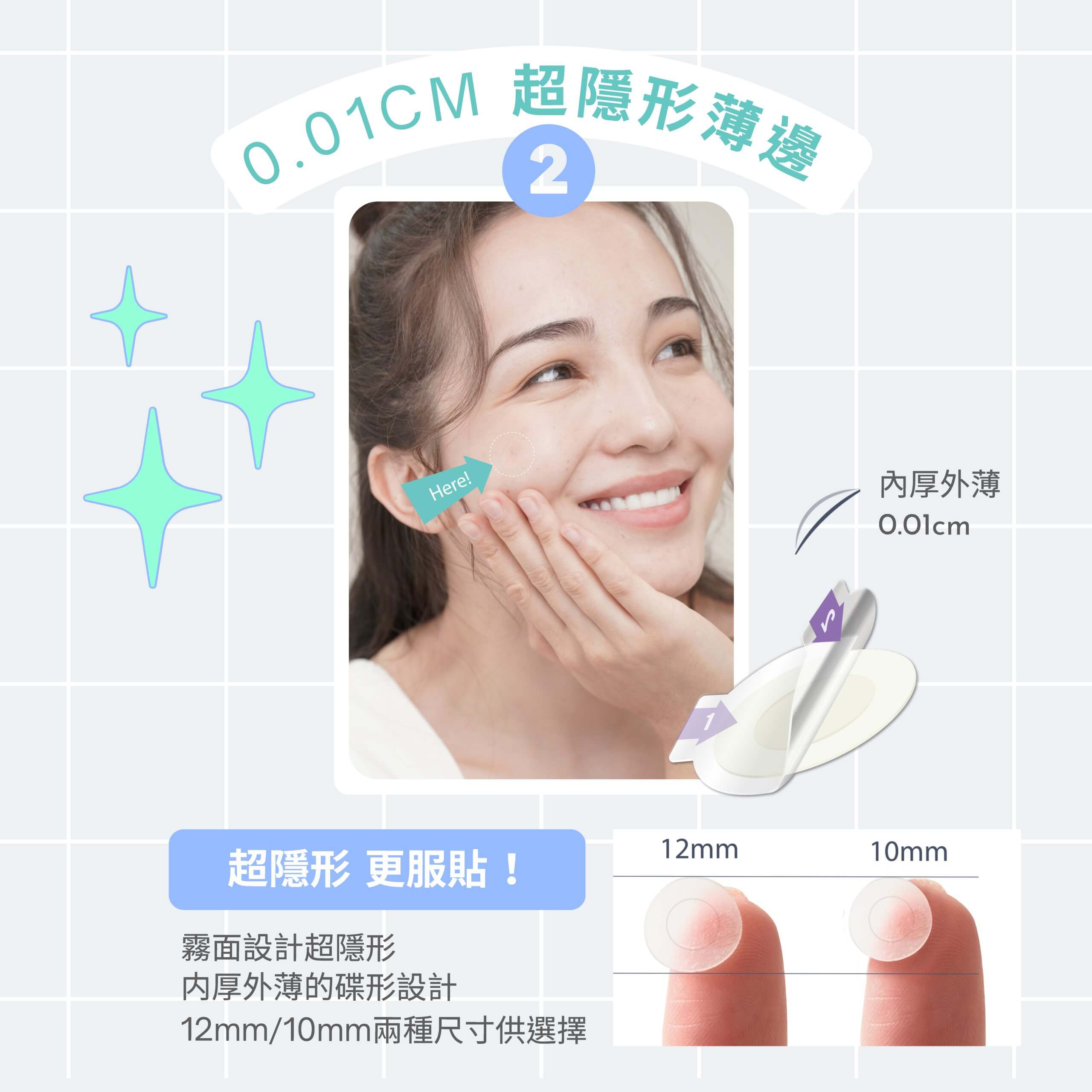 "美德"喔萌痘痘隱形貼 - 美德醫療集團 | 個人防護設備領導廠商