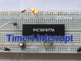 Timer1 Interrupt Of Pic16f877a Microcontroller And Mikroc