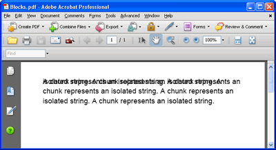 IText – Chunk, Phrase, Paragraph | 일상