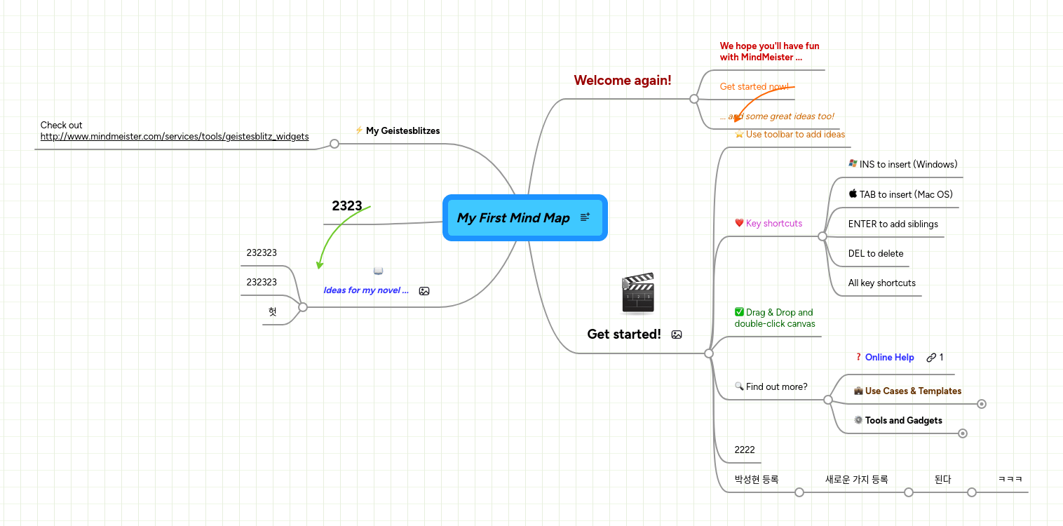 My First Mind Map Mindmeister Mind Map
