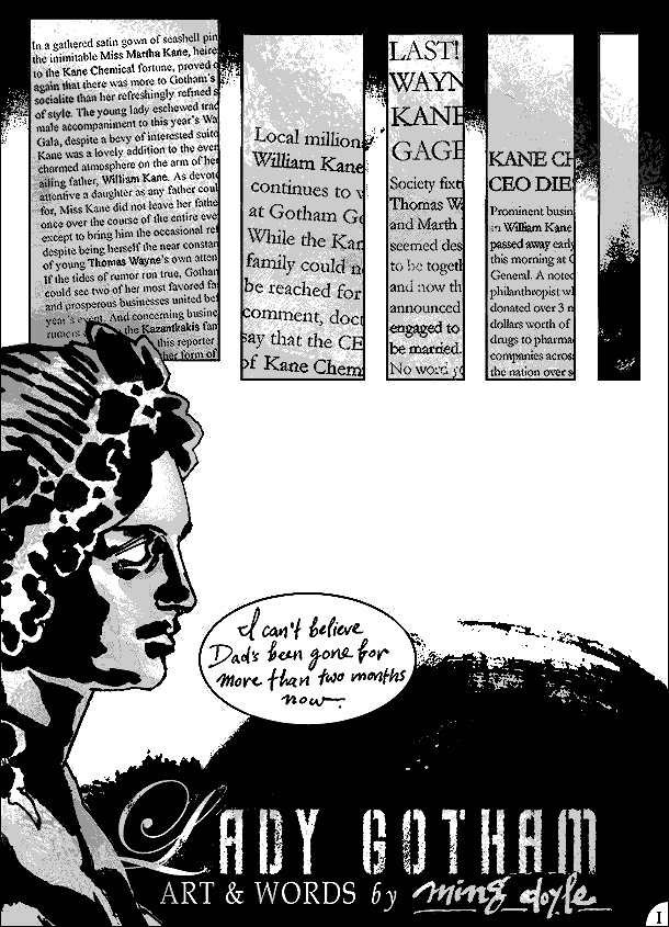 Ming Doyle präsentiert: „Lady Gotham“ | Ein Comic Leben