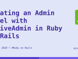 Creating An Admin Panel With Activeadmin In Ruby On Rails Mintbit