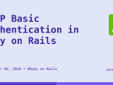 Http Basic Authentication In Ruby On Rails Mintbit