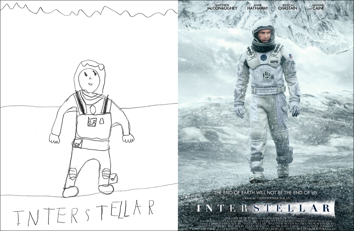 Interstellar – Movie Poster Drawing | Miss Observation