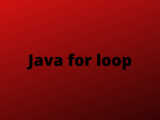 Java For Loop Mister Pki