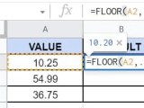 How To Use The Floor Function In Google Sheets