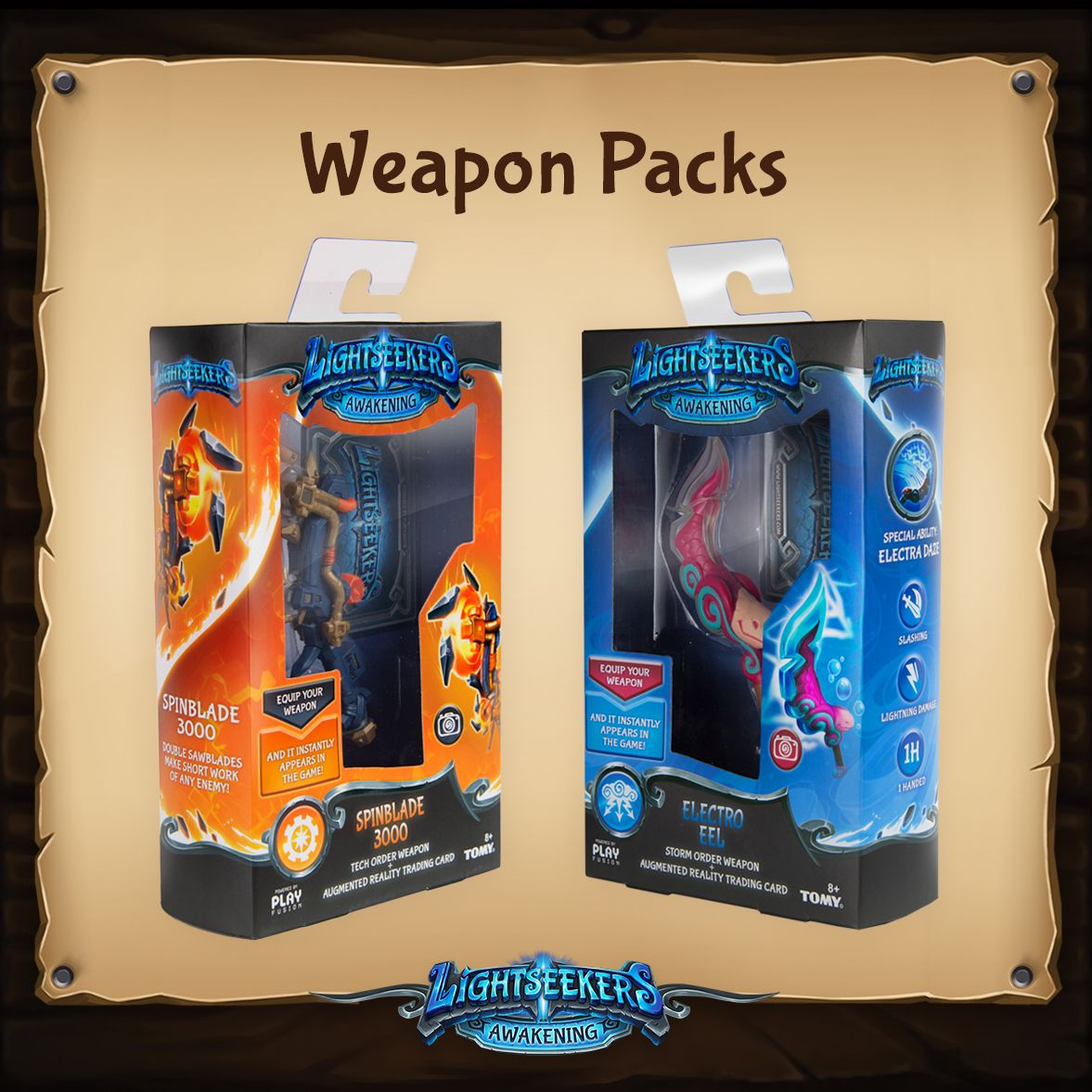 Playfusion and TOMY Reveal Lightseekers Toy Packagaing | Mon Amiibo.com