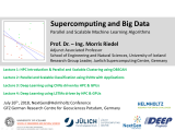 Supercomputing And Big Data Tutorial Prof Dr Ing Morris Riedel