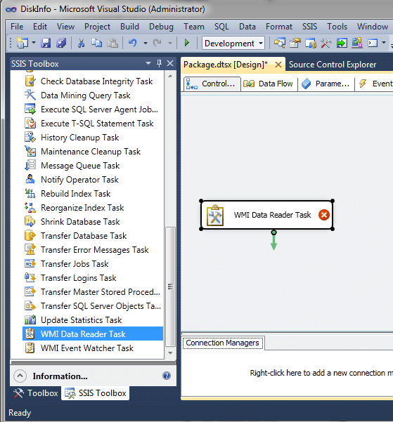 WMI Task in SSIS | Sandeep Dhanush