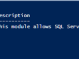 Create Sql Server Database With Powershell