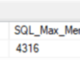 Sql Server Memory Usage Query