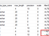 Generate Sql Server Sparse Columns Script