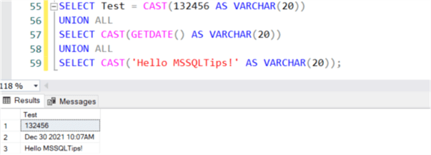 Sql Cast As Varchar Example - Printable Online