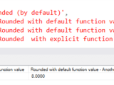 Sql Round Function Examples