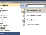 Defining Post Deployment Scripts In The Sql Server Data Tools