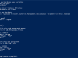 Create Sql Server Database With Powershell
