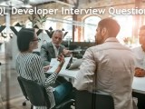 Sql Developer Interview Questions