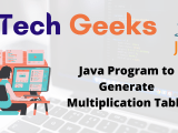 Generate Multiplication Table In Java Multiplicationtablechart Net