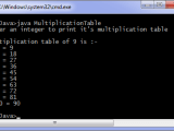 Code For Multiplication Table In Java Multiplicationtablechart Net