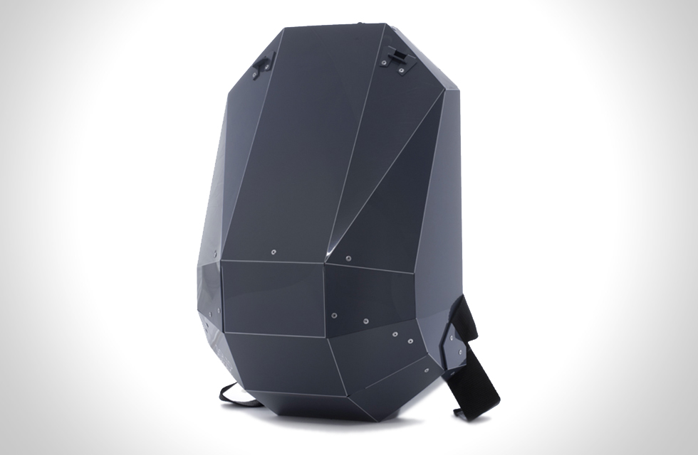 HARD SHELL BACKPACK BY SOLID GRAY - Muted.