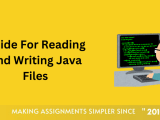 Tips For Reading And Writing Java Files From Experts