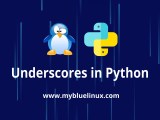 Underscores In Python Mybluelinux Com