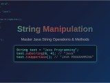 String Manipulation In Java