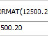 Mysql Format Function