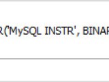Mysql Instr Function