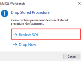 Mysql Drop Procedure Remove A Stored Procedure