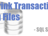 Shrink Transaction Log File In Sql Server My Tec Bits