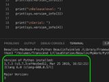 Python Code To Find The Version It Is Running On My Tec Bits