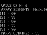 One Dimensional Array Declaration Operations