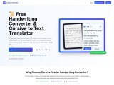 Cursive Reader Cursive Handwriting Converter Text Reader