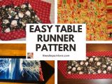 Easy Table Runner Tutorials Table Runner Crochet Tutorial Part 2 Easy
